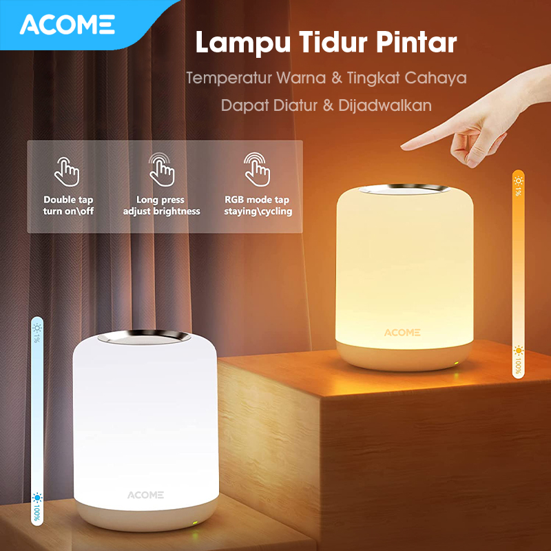 Jual ACOME ALP01, ALP02, ALP03. White Lampu Multicolor 16 Juta Warna ...