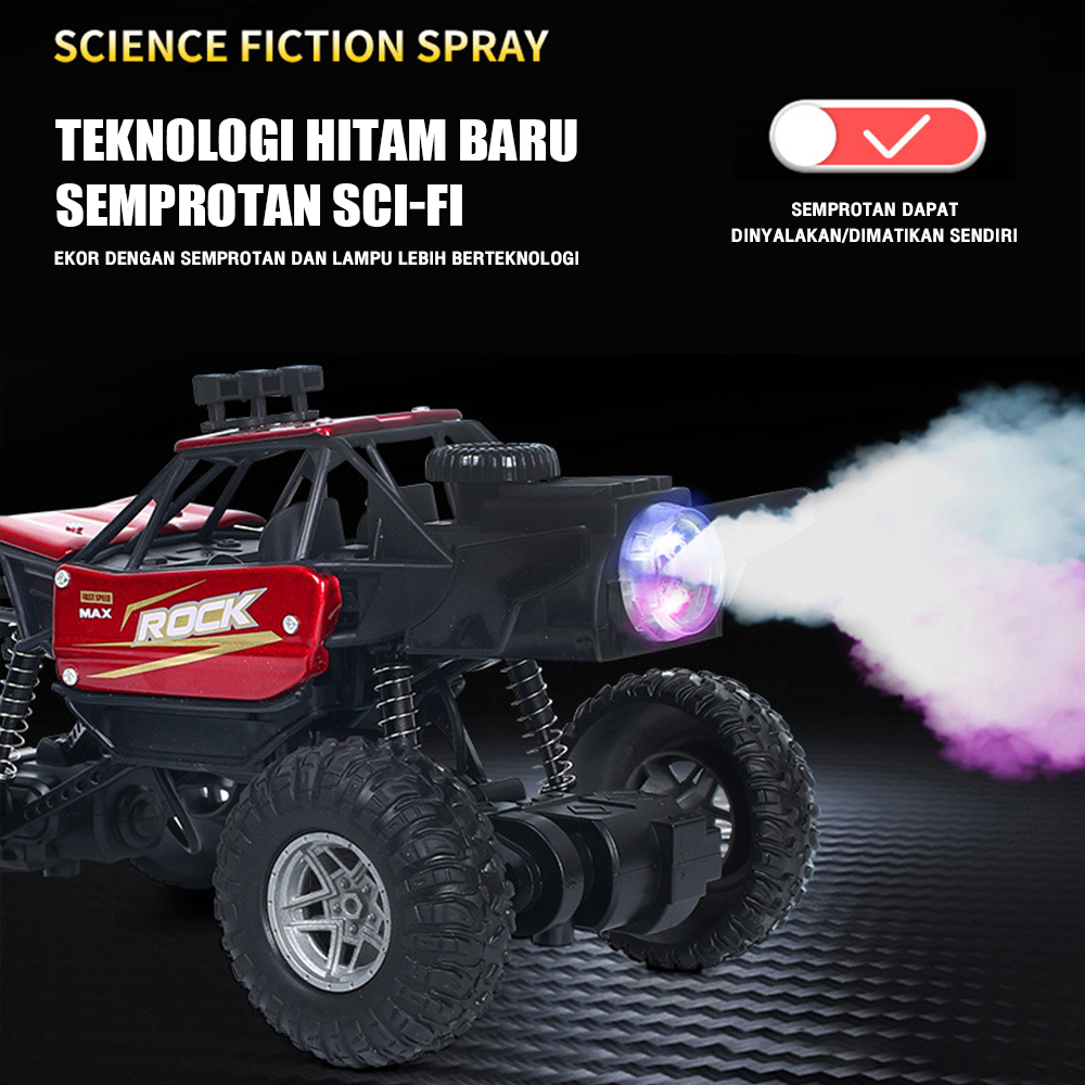 Jual WETECH Mobil Remote Control Spray Mobil Mobilan Offroad Alloy Climbing Car RC Rock Crawler ...