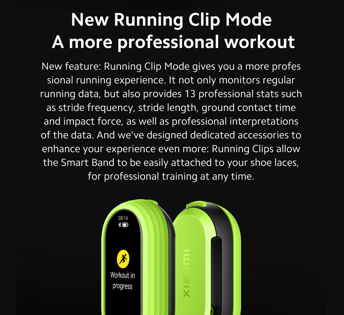 Jual Xiaomi Smart Band Running Clip | untuk Xiaomi Smart Band 8 dan ...