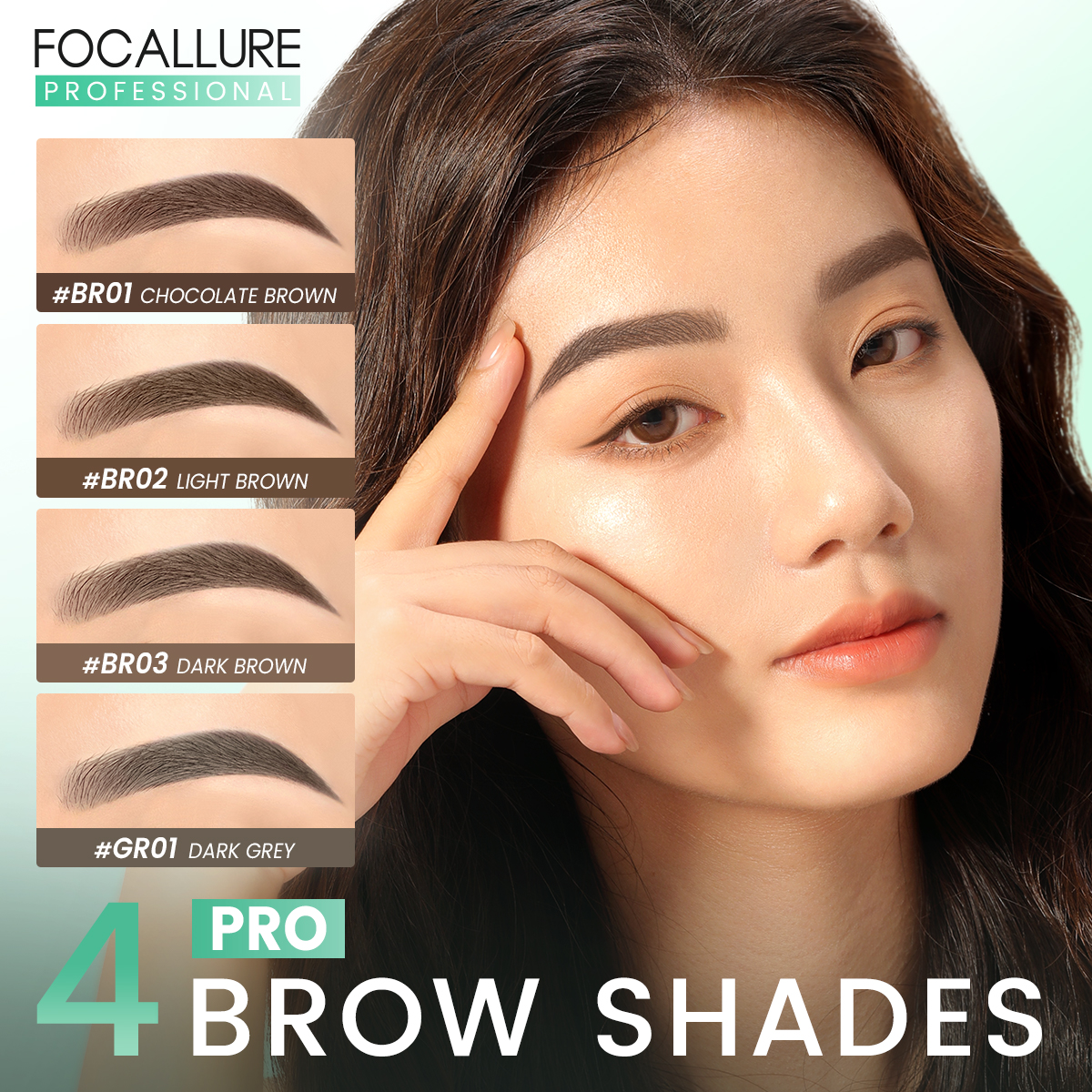 Jual FOCALLURE Pro-slim Eyebrow Pencil 1MM Precise Defining | Shopee ...