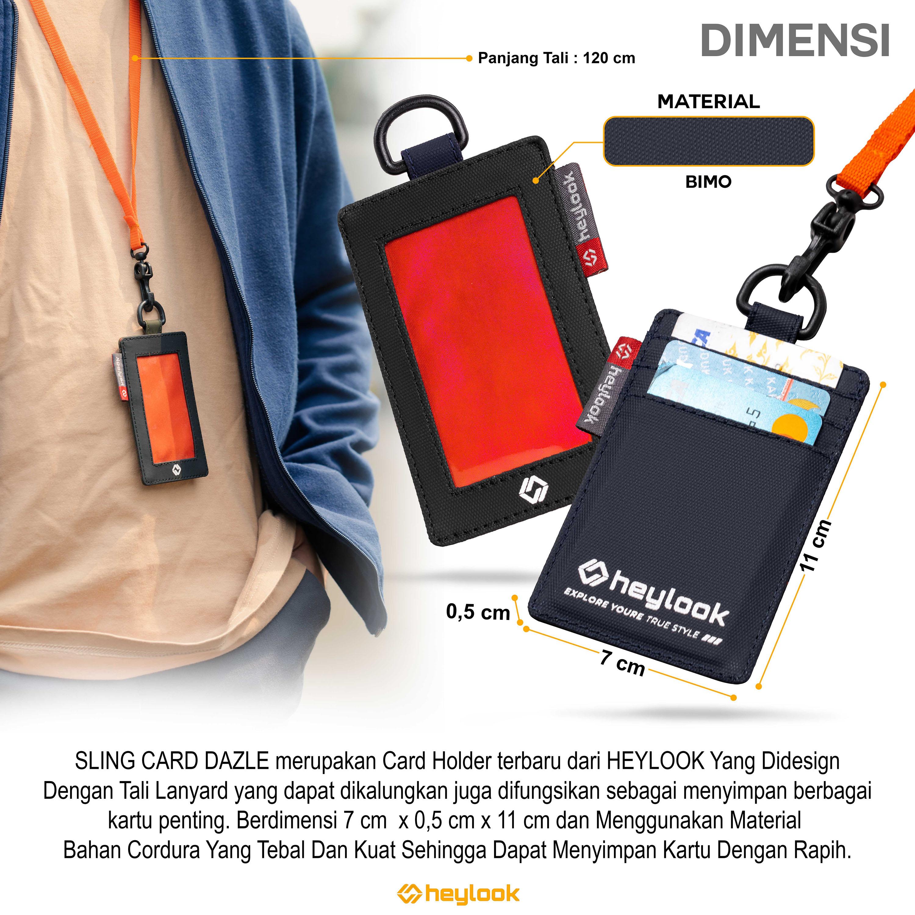 Jual HEYLOOK Official - Sling Card Holder DAZLE Neck Bag Dompet Kartu ...