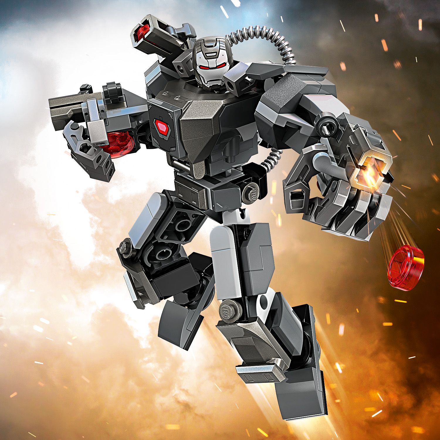Jual LEGO Super Heroes 76277 War Machine Mech Armor (154 Pieces ...
