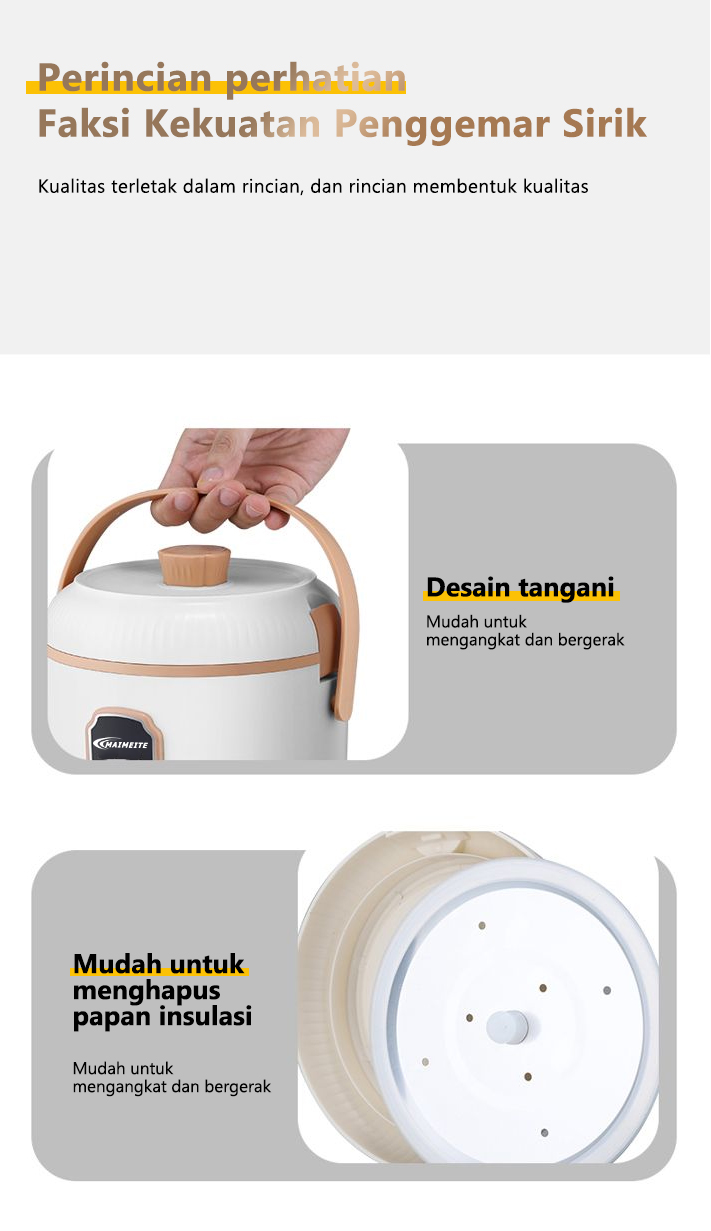Jual MAIMEITE Rice Cooker 1.5L Magic Com Multifungsi/Panci anti lengket ...
