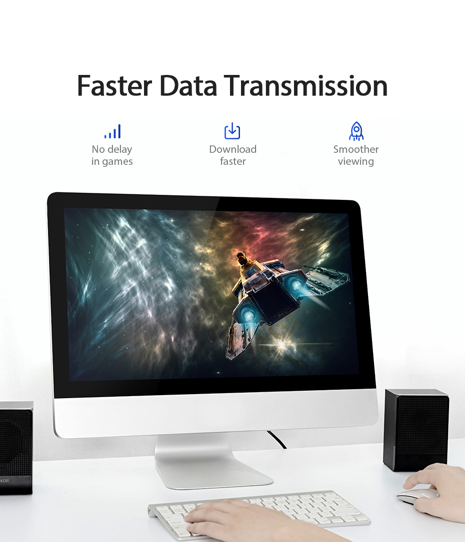 Jual Vention Kabel Lan RJ45 Cat6 Cat.6 Gigabit UTP Ukuran Panjang 20m ...