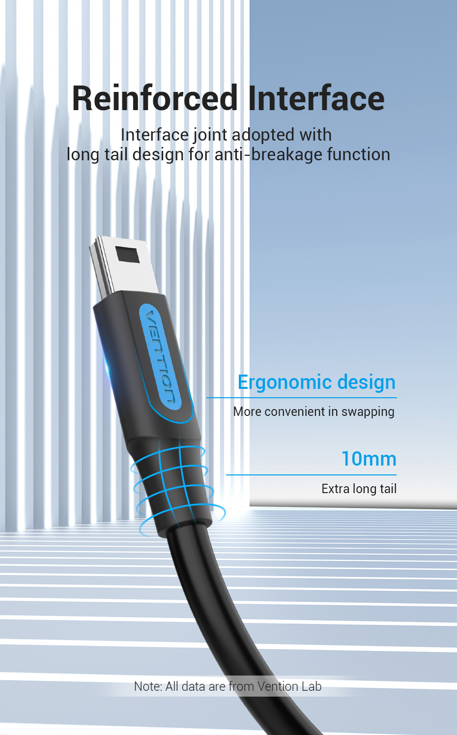 Jual Vention Kabel Usb Type C to Mini Usb 5pin | Shopee Indonesia