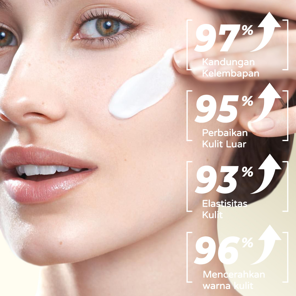 Jual Beli 1 Gratis 1 ONLYOU Whitening moisturizer cream wajah Whitening ...