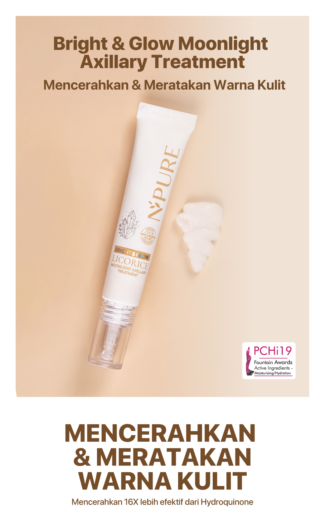 Jual NPURE Axillary Treatment Licorice/Underarm Serum/Pencerah Ketiak ...