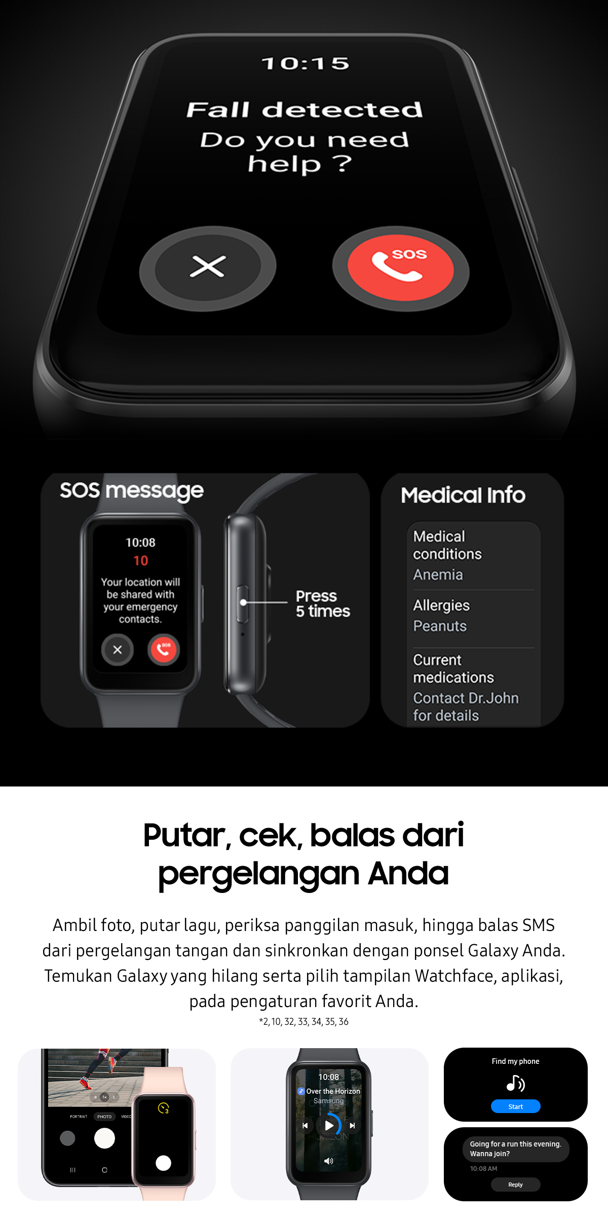 Jual Samsung Galaxy Fit 3 - Gray | Shopee Indonesia