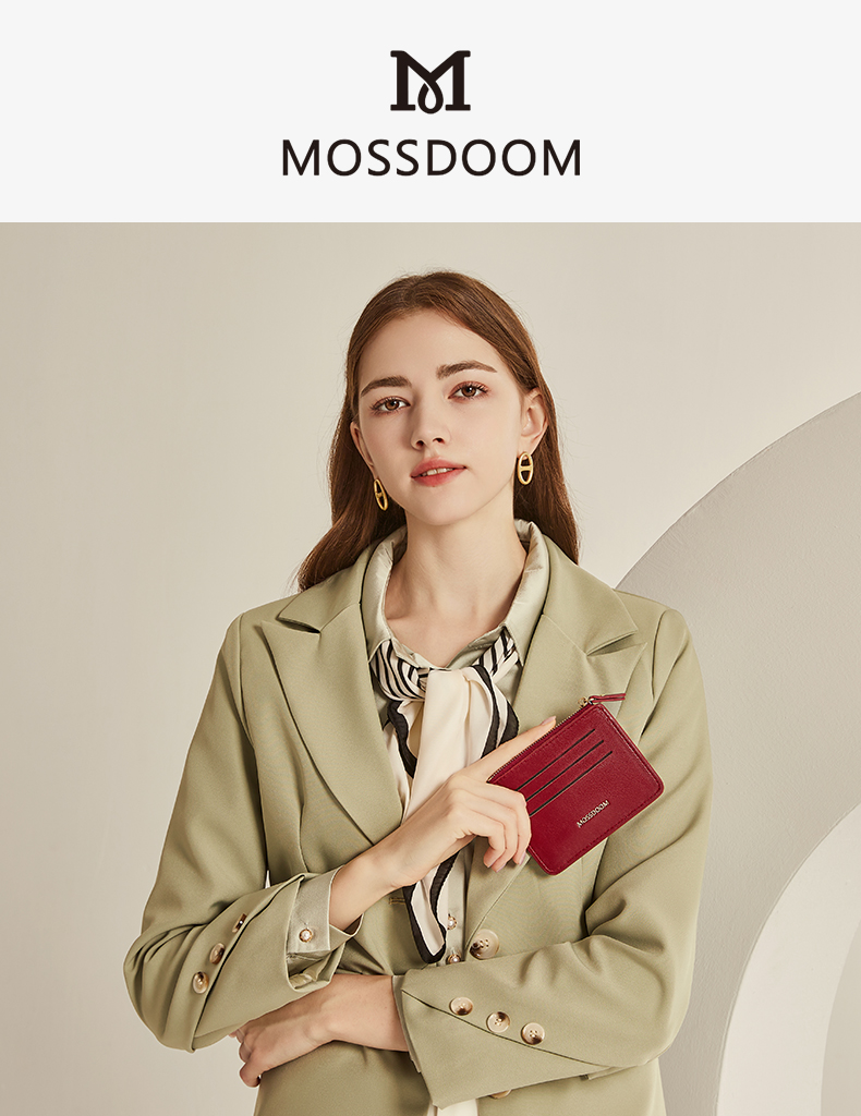 Jual MOSSDOOM Nora Card Holder Dompet Mini Wanita | Shopee Indonesia