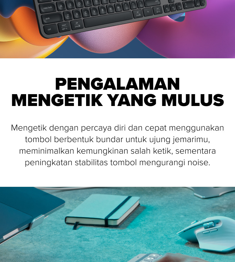 Jual Logitech MX Keys S Keyboard Wireless Bluetooth, Pengetikan Hening ...