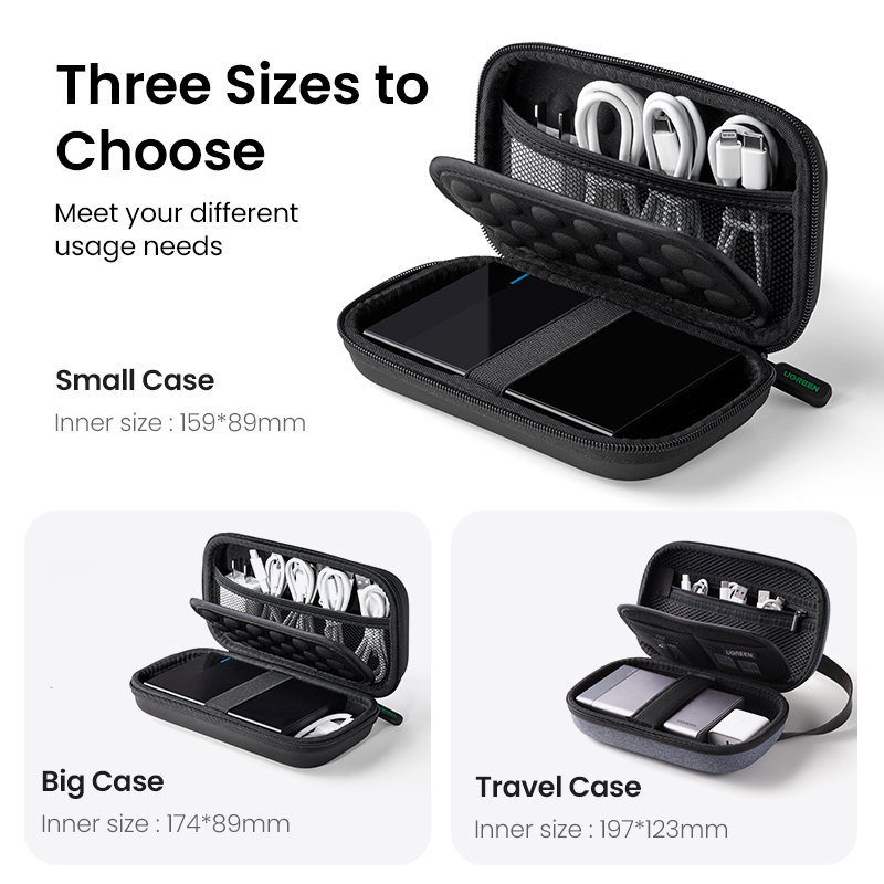 Jual UGREEN Tas Hardisk HDD Eksternal Pouch Storage Bag Hardcase ...