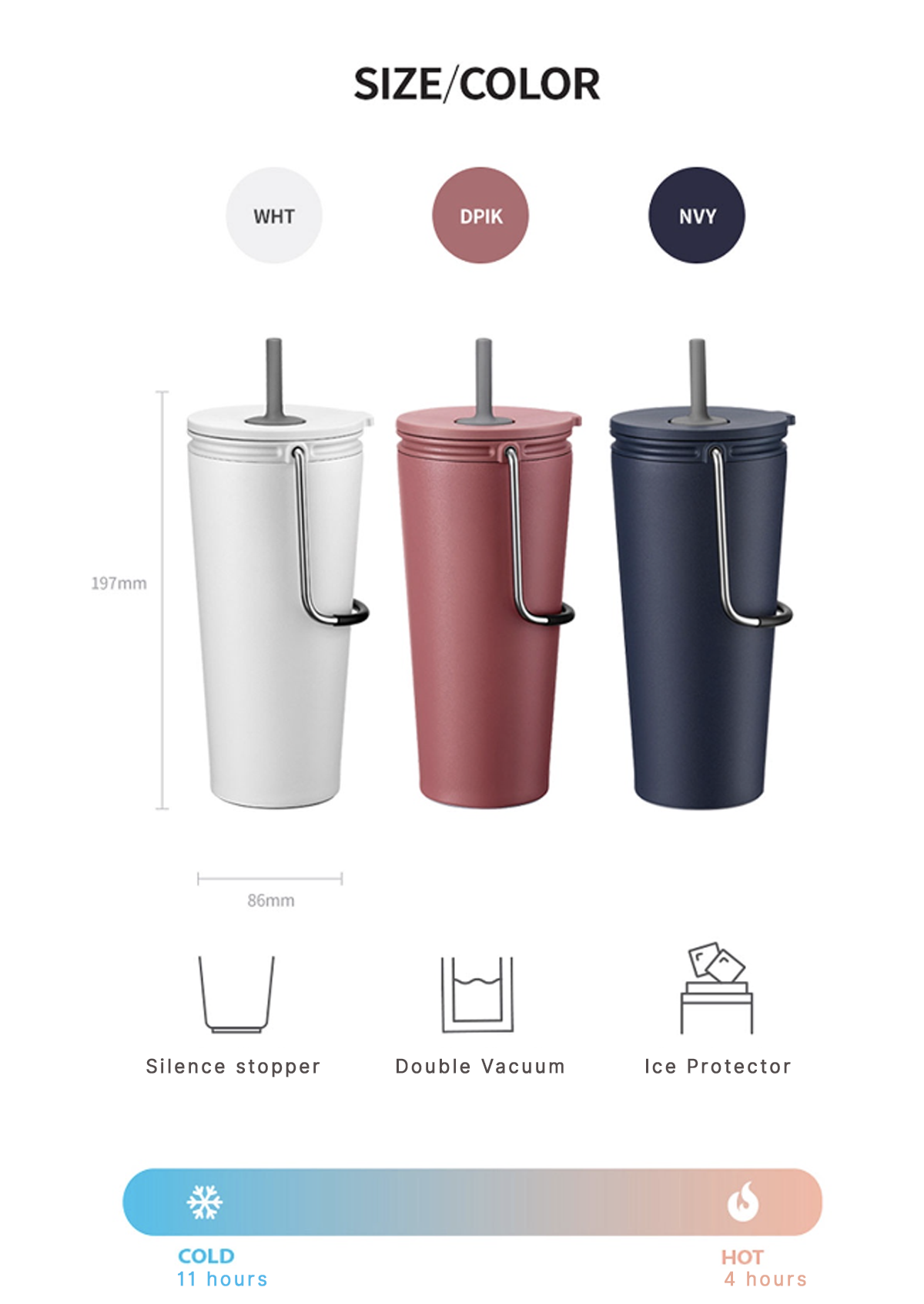 Jual LocknLock Bucket Tumbler Straw 540ml - LHC4268 | Shopee Indonesia