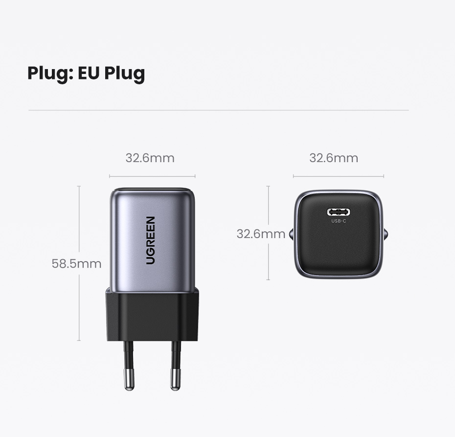 Jual UGREEN GaN-N Kepala Charger Type C For iPhone iPad PD Fast ...
