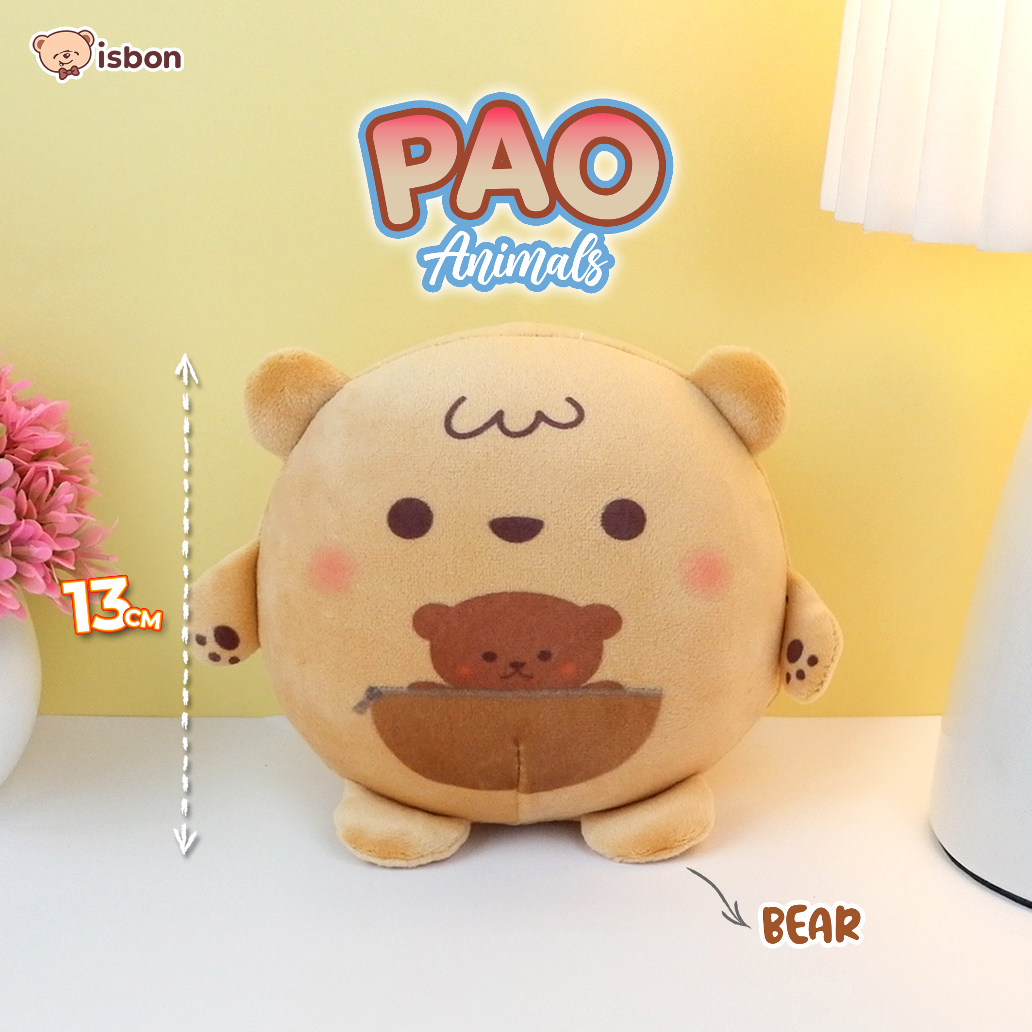 Jual ISTANA BONEKA Hewan Bulat Pao Animals Lucu Halus Lembut Mainan ...