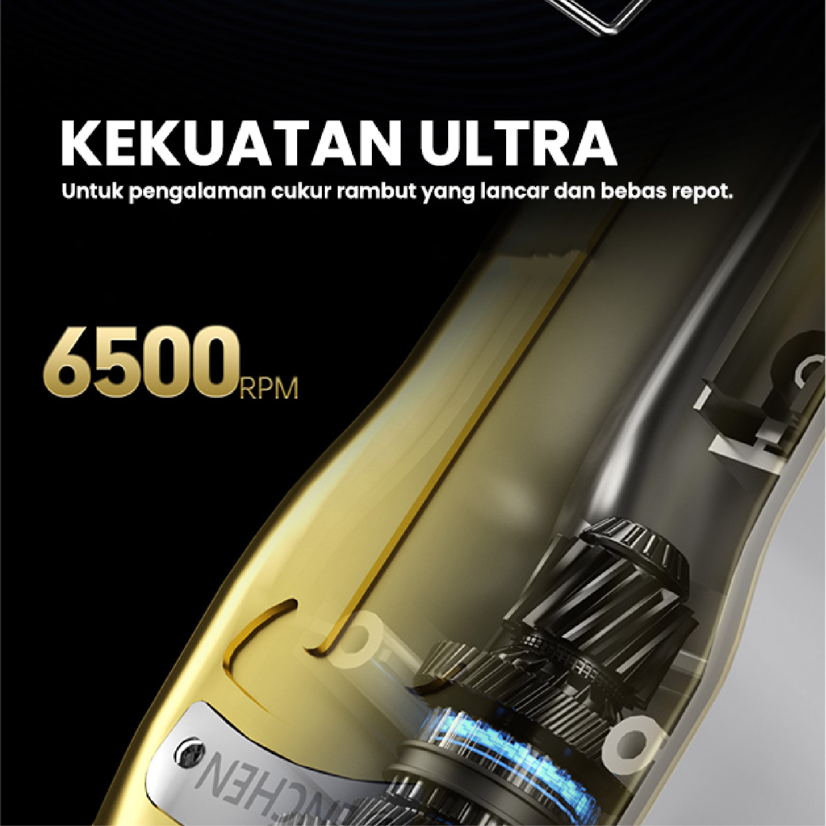 Jual ENCHEN Alat Cukur Rambut Boost 3 Gold Hair Clipper Electric Metal ...