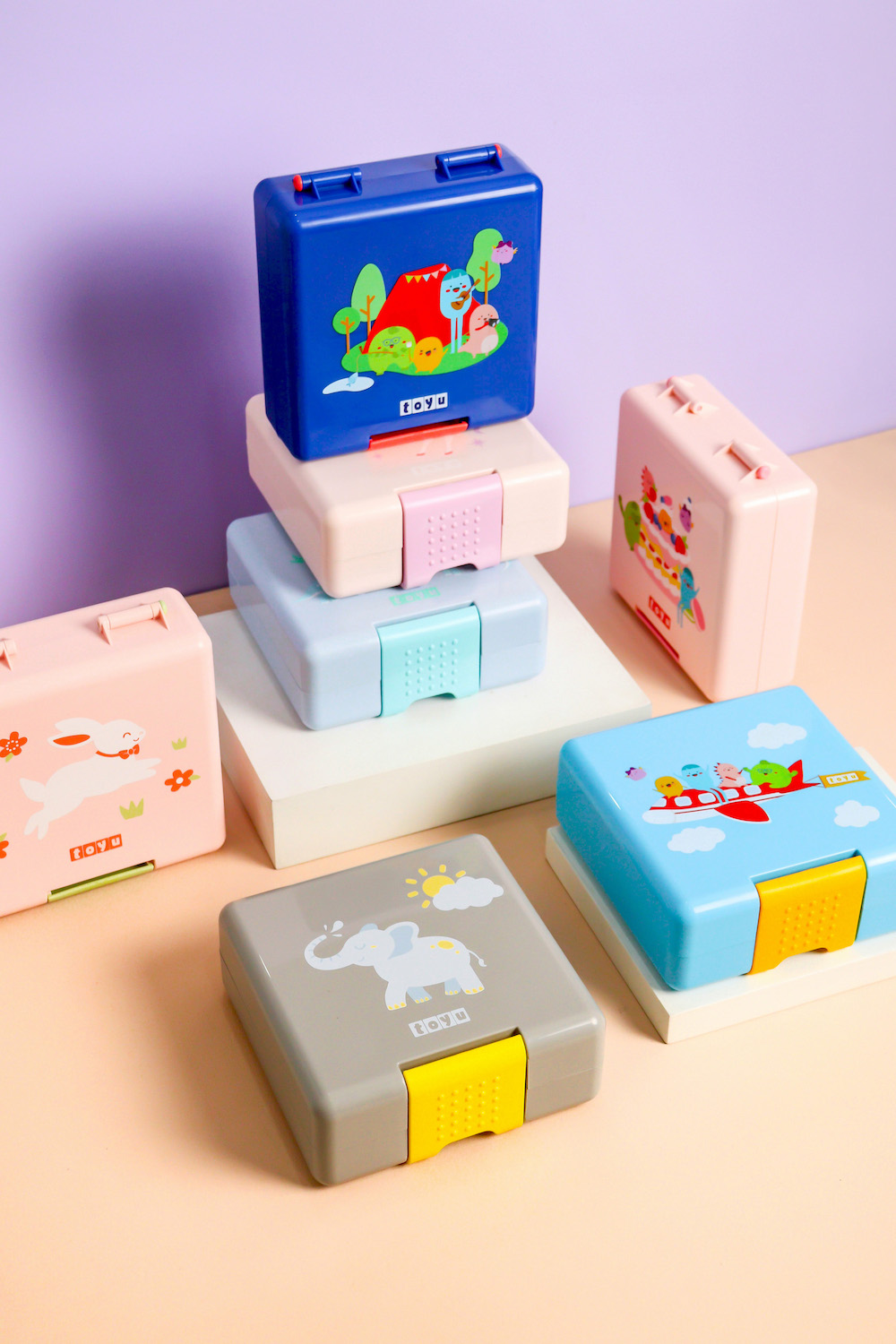 Jual TOYU Lunch Box Kotak Bekal Makan Anak Small | Shopee Indonesia