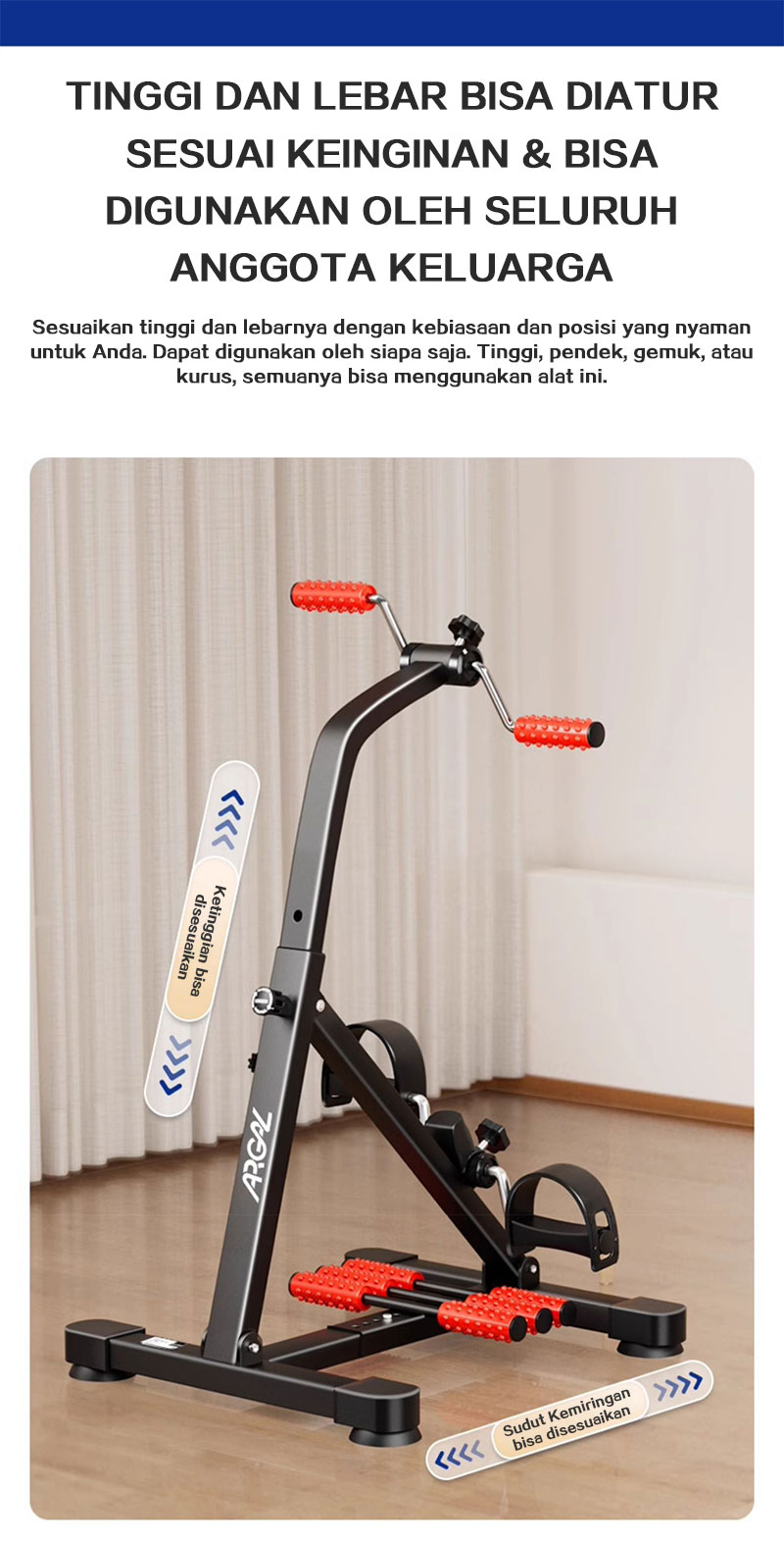 Jual Sepeda Statis-Alat Terapi Stroke Kaki Dan Tangan Olahraga Gym ...