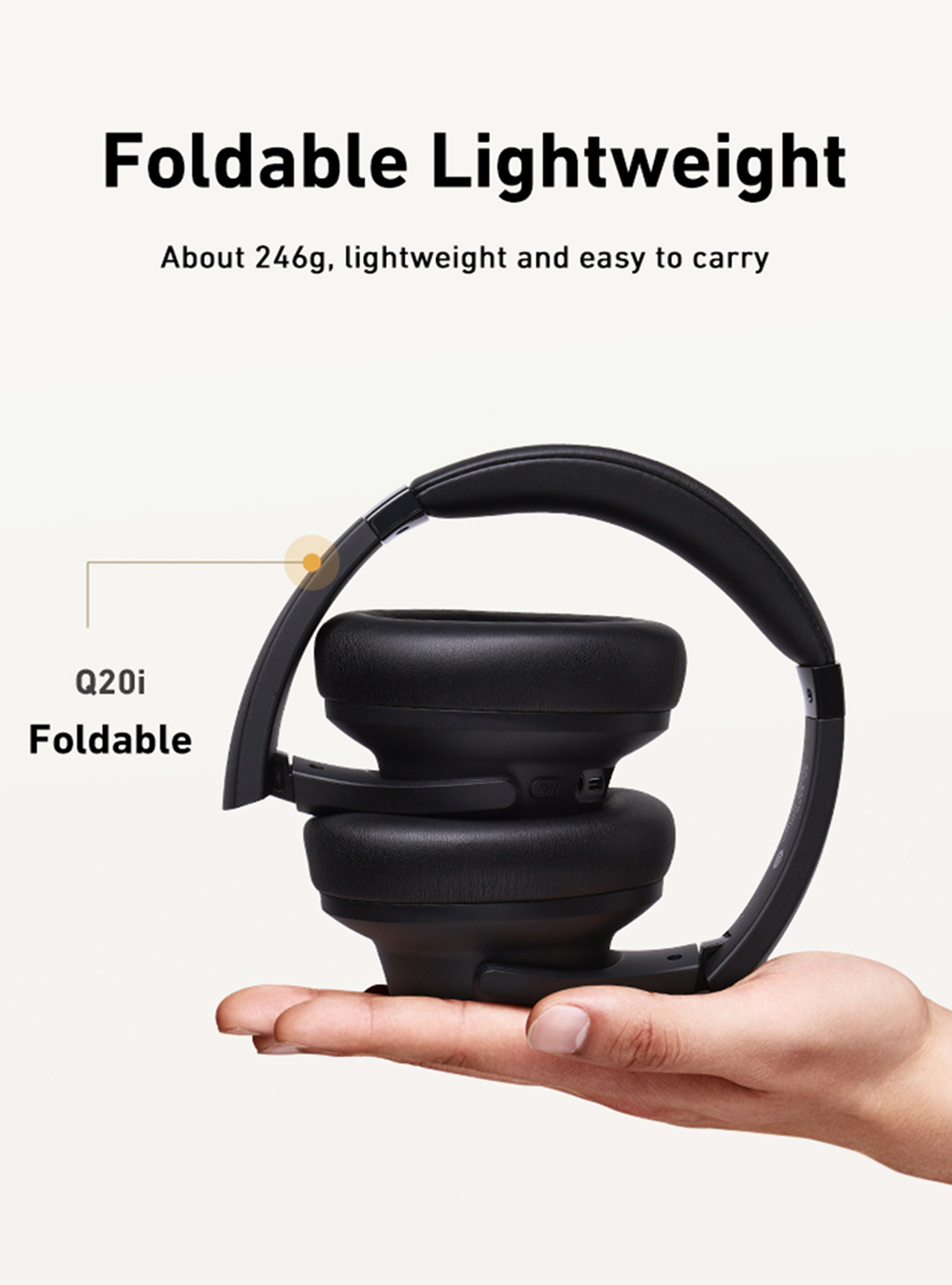 Jual Soundcore by Anker Q20i Bluetooth Headphones with Mic Hi-Res ...