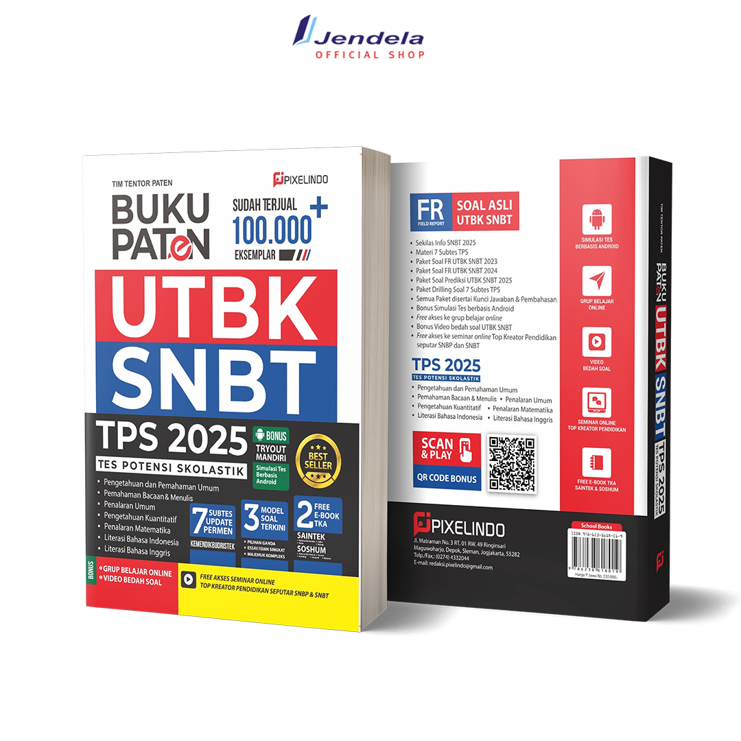 Jual Buku Paten SNBT 2025 Buku UTBK SNBT TPS 2025 Lengkap Softcover Plus Update Soal Essay Isian ...