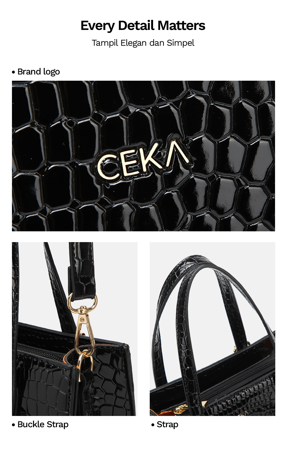 Jual CEKA Tas Wanita Tas Totebag Tas Selempang Tas Tote Bag Wanita Tas ...