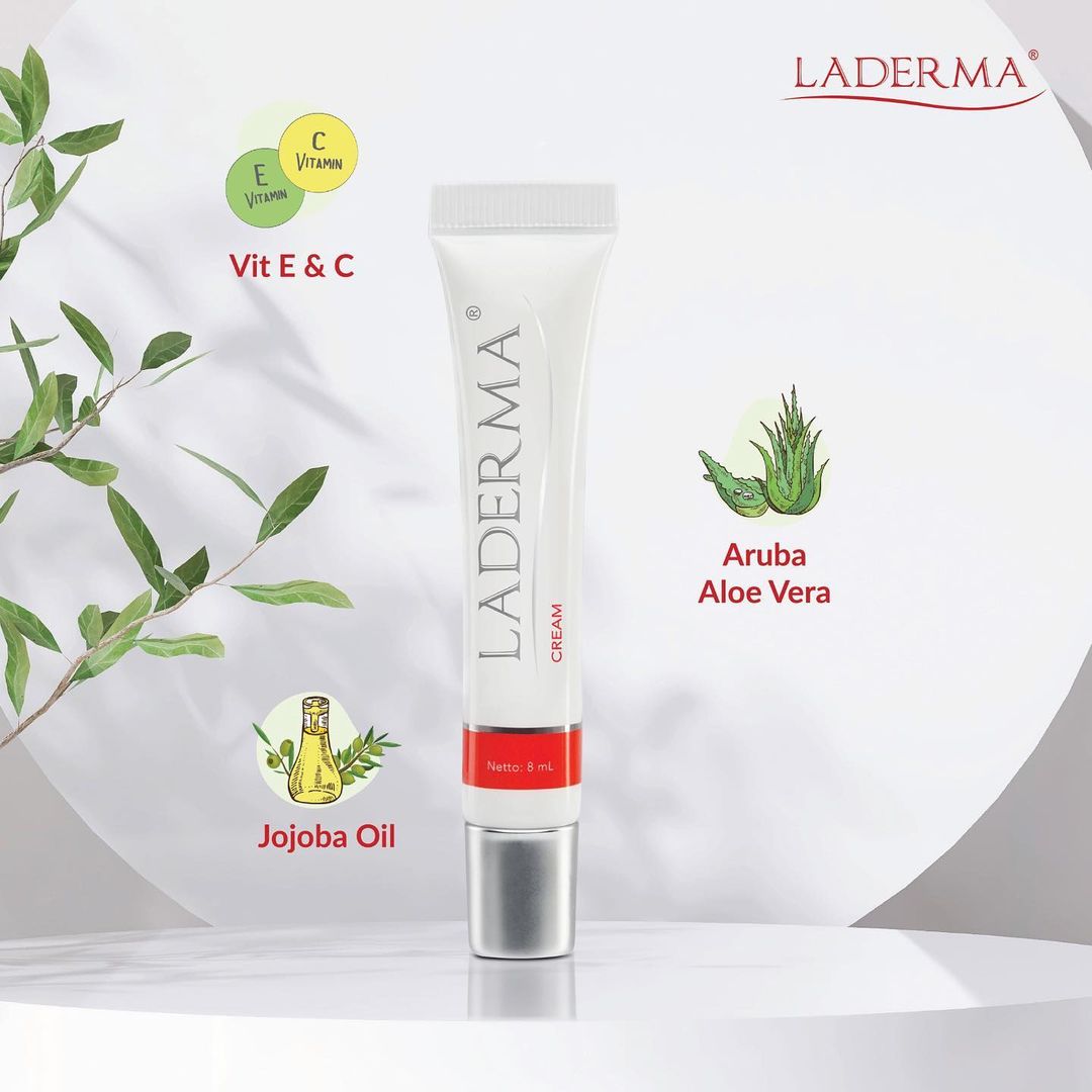 Jual Laderma Cream 8 ml - Melembabkan, Melindungi dan Memudarkan Bekas ...