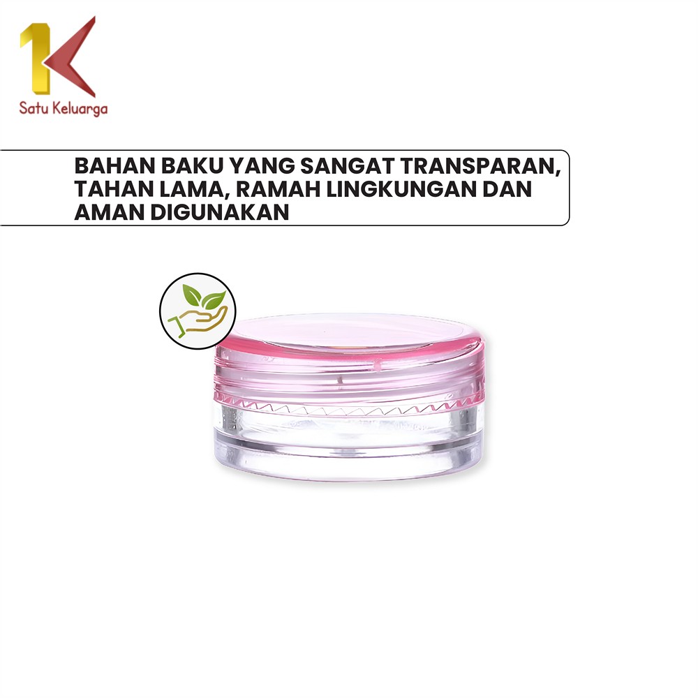 Jual Satu Keluarga Tempat Cream Mini 5gr K178 Wadah Tempat Kosmetik Pot ...