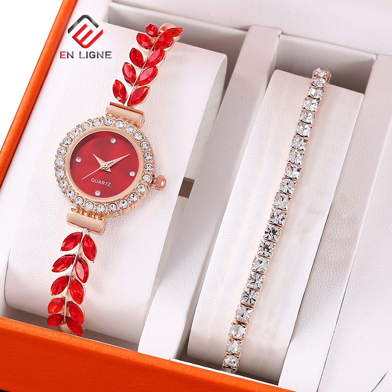 Jual EN LIGNE - Jam Tangan Wanita Gaya Korea Model Gelang Serut - Bulat ...