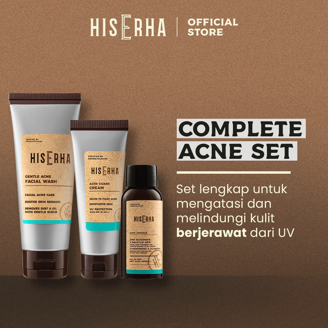 Jual HISERHA Brightening / Acne / Oil Control Complete Set | Shopee ...