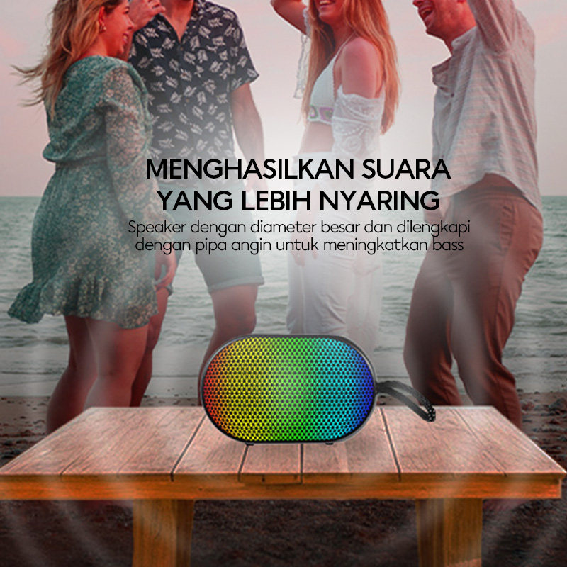 Jual VIVAN Speaker VS17 | Bluetooth 5.3 | Waterproof IPX7 | RGB Light ...