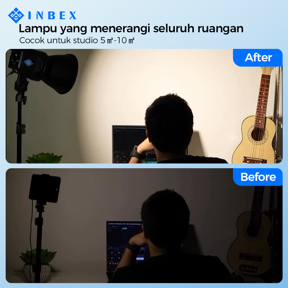 Jual [Ship in 24 hours] INBEX IL60 Lighting Studio 60W Kontent Kreator ...