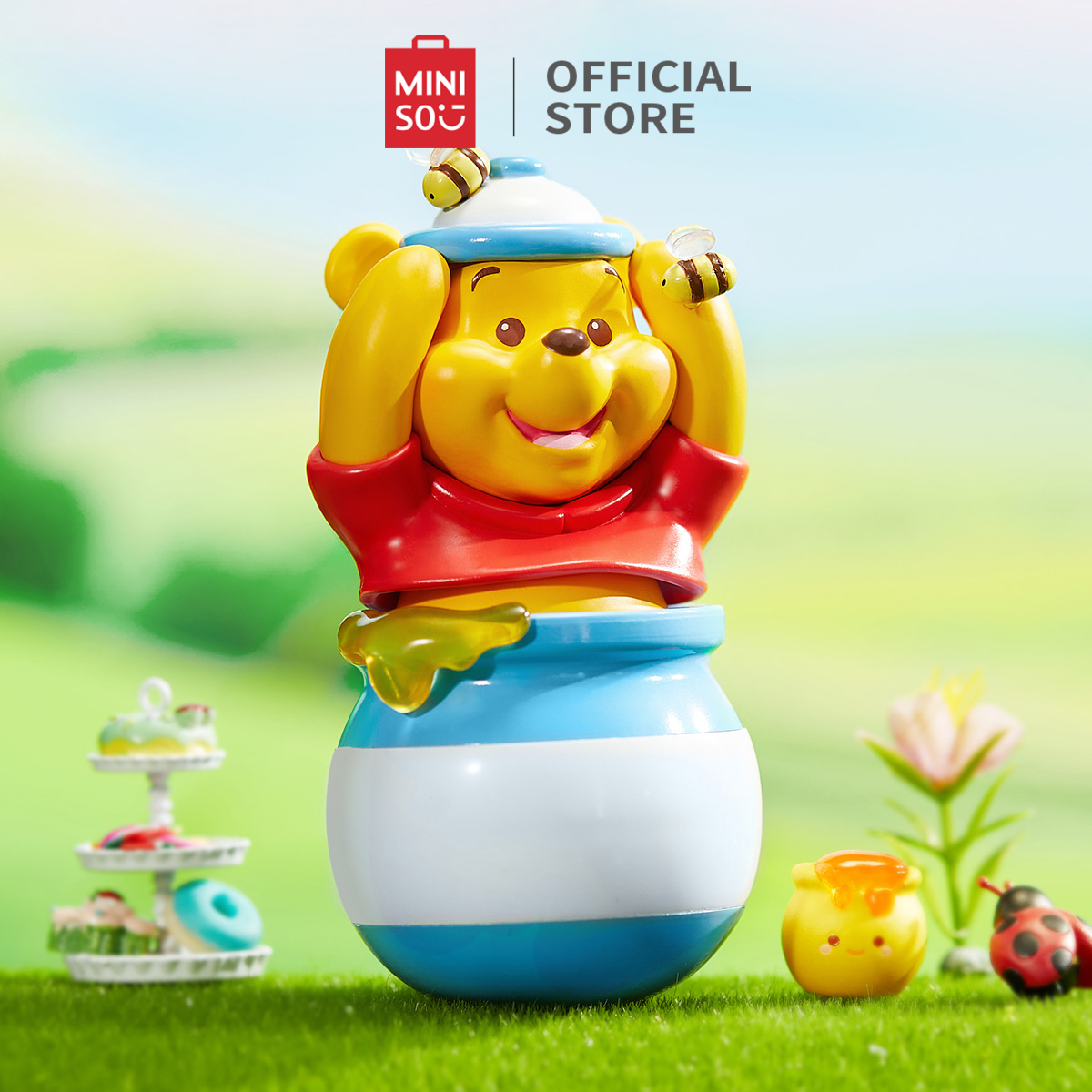 Jual Miniso Surprise Box Figure Blind Box Winnie-the-Pooh Best Friends Party Winnie Si Beruang ...