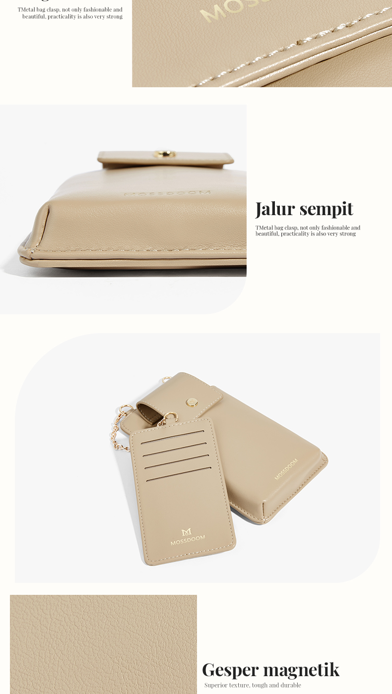 Jual MOSDOOM Tas HP Wanita Molly Bag Mini Tas Ponsel Multifungsi ...