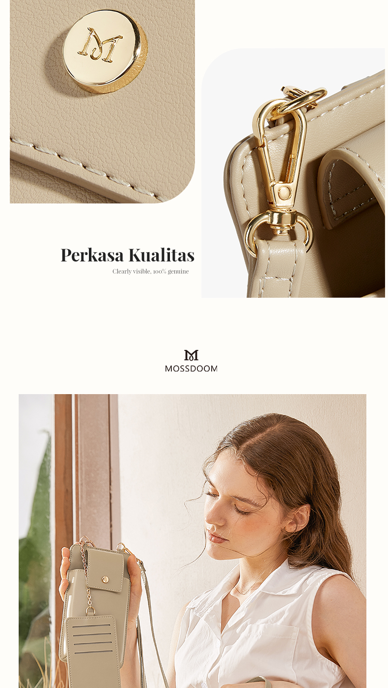 Jual MOSDOOM Tas HP Wanita Molly Bag Mini Tas Ponsel Multifungsi ...