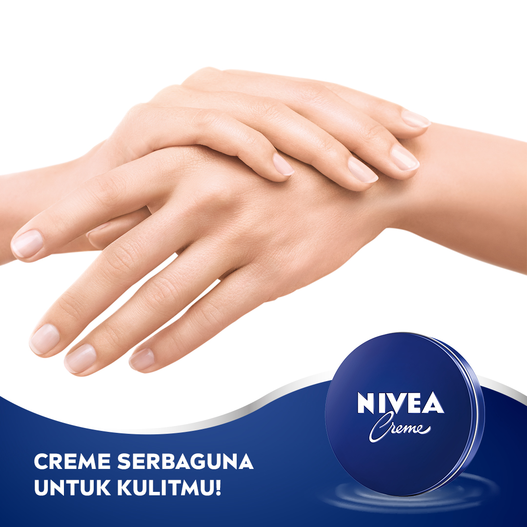 Jual NIVEA Cream Moisturizer Creme Tin 60ml - Hand body krim cream ...