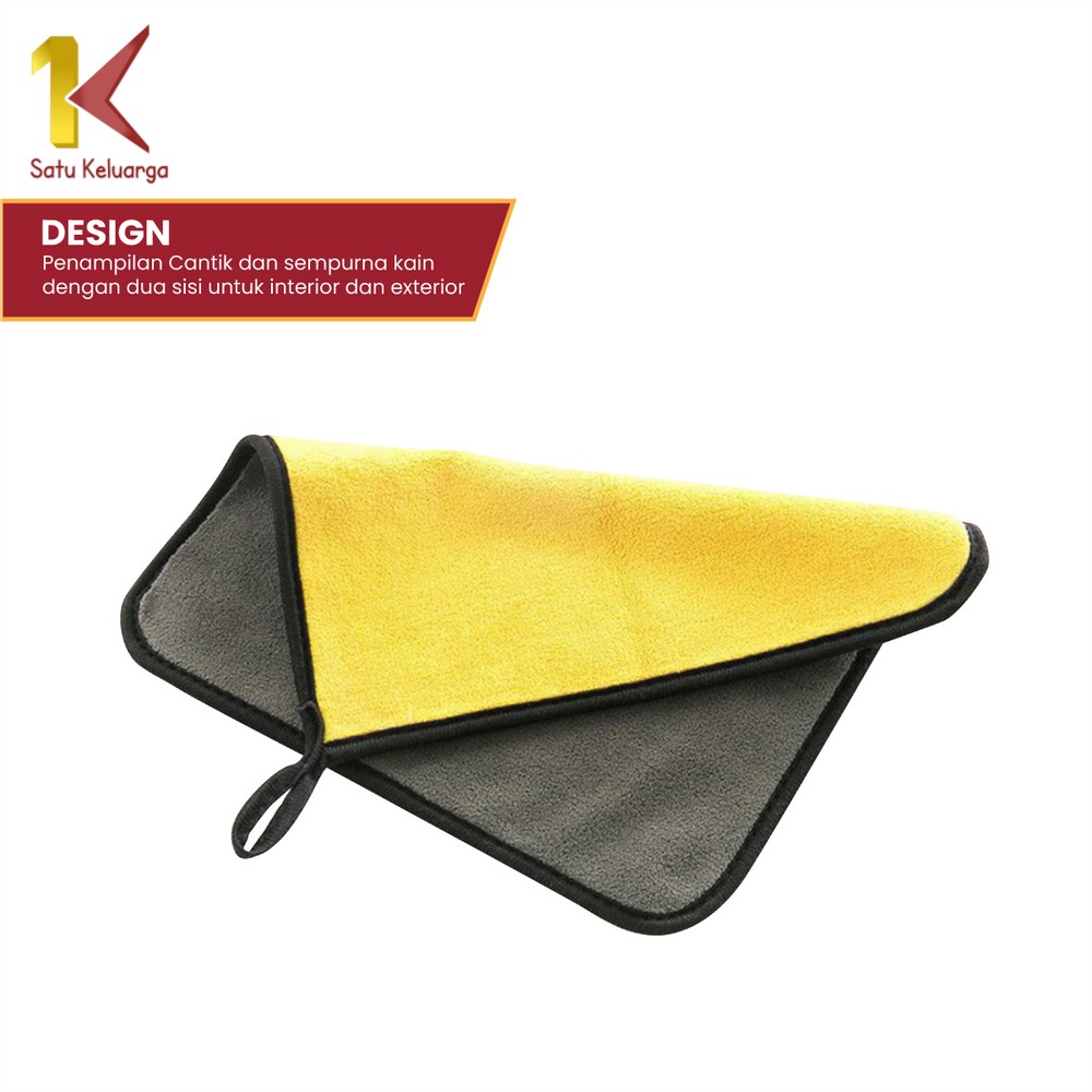Jual Satu Keluarga Kain Lap Mobil Microfiber Serbaguna 30x30cm C945 ...