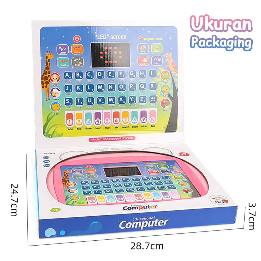 Jual WETECH Laptop Mainan Edukasi Anak Tablet Belajar Huruf Edukasi ...