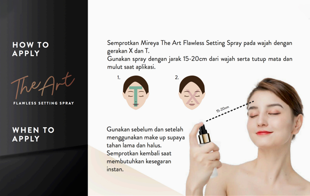 Jual Mireya The Art Flawless Setting Spray 100ml – Setting Spray ...