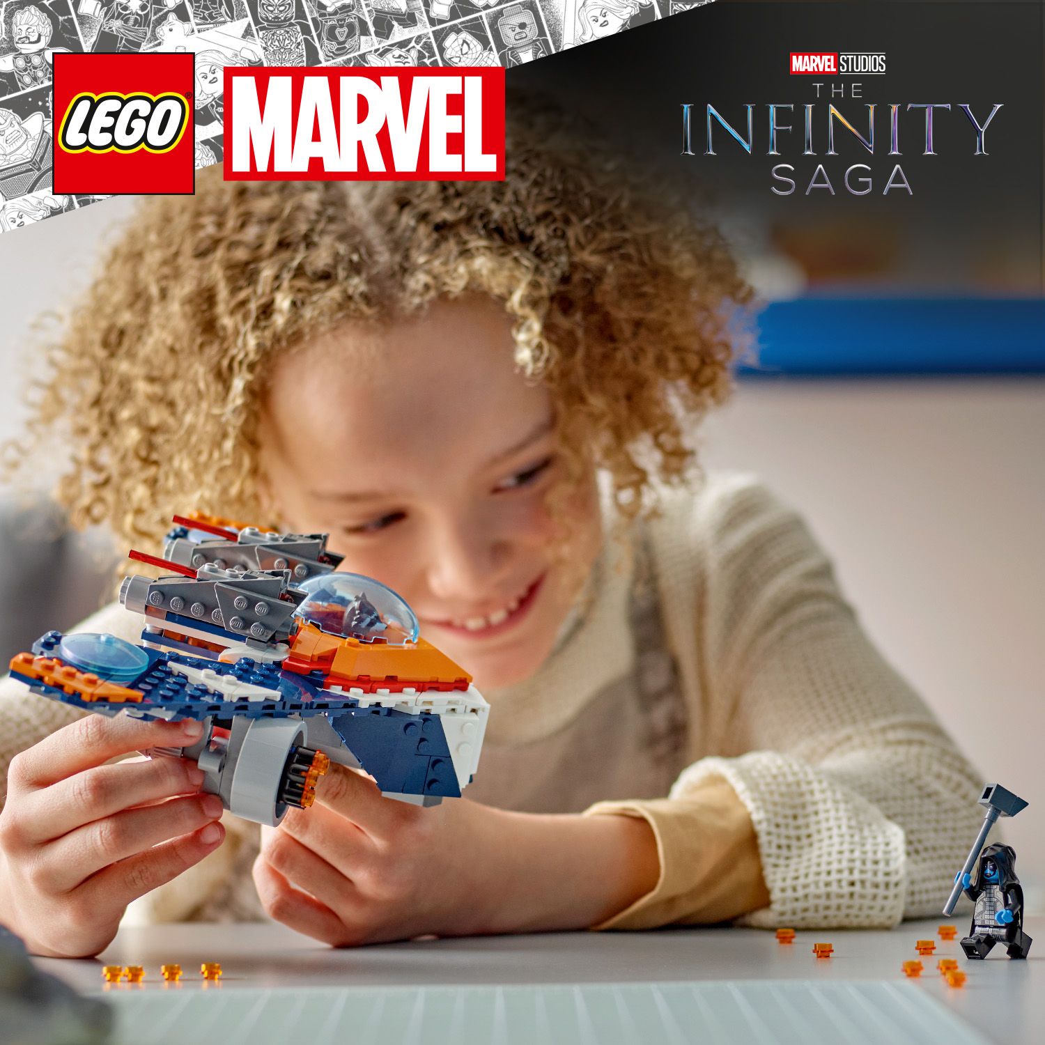Jual LEGO Super Heroes 76278 Rocket's Warbird vs. Ronan (290 Pieces ...