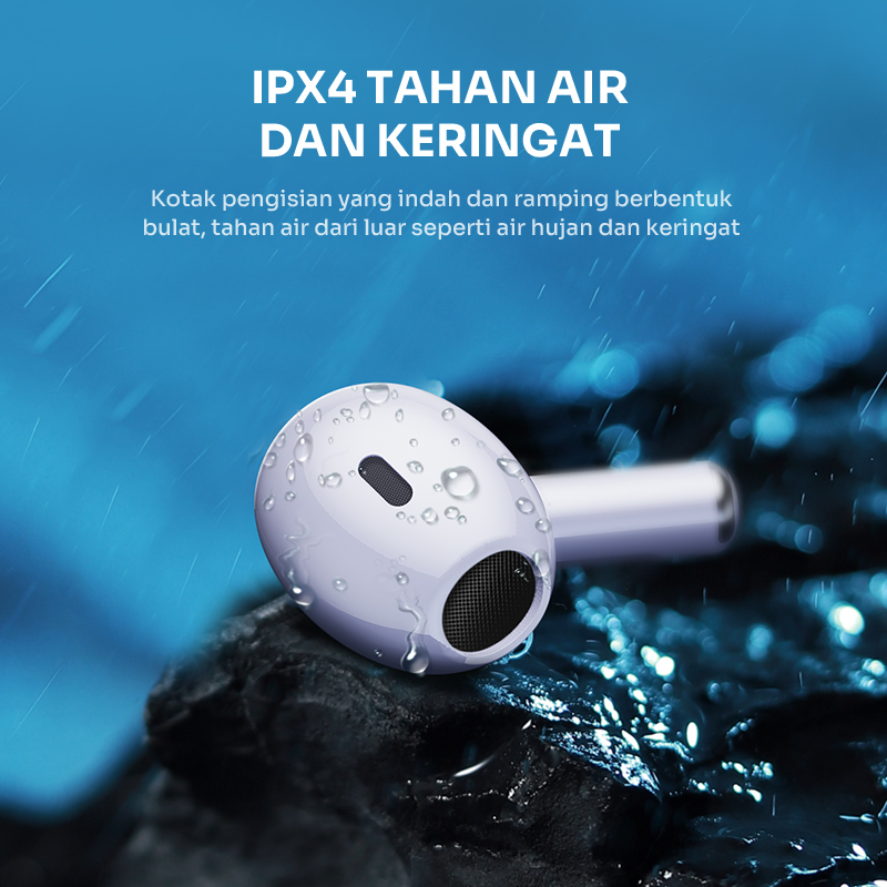 Jual ROBOT TWS Flybuds T10S Semi In Ear Wireless Earbuds Bluetooth 5.3 IPX4 Waterproof Original ...