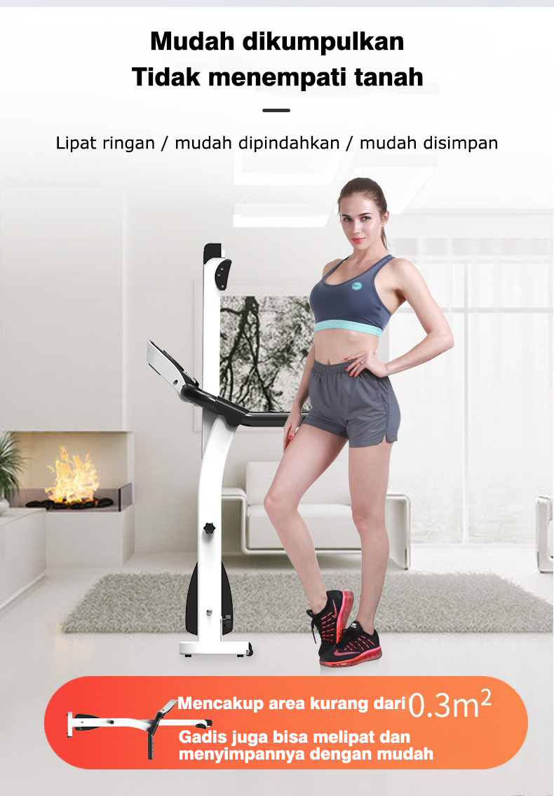 Jual Keep Going Max-Treadmill kecil rumah/treadmill penurun berat badan indoor lipat/mesin jalan ...