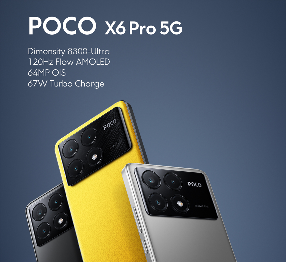 Jual POCO X6 Pro 5G (12/512GB) | Dimensity 8300-Ultra | 120Hz FIow ...