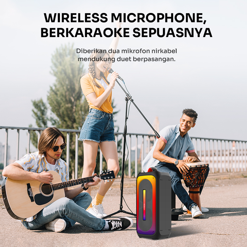 Jual ROBOT Speaker Karaoke Bluetooth | Speaker Mic Super Bass ...
