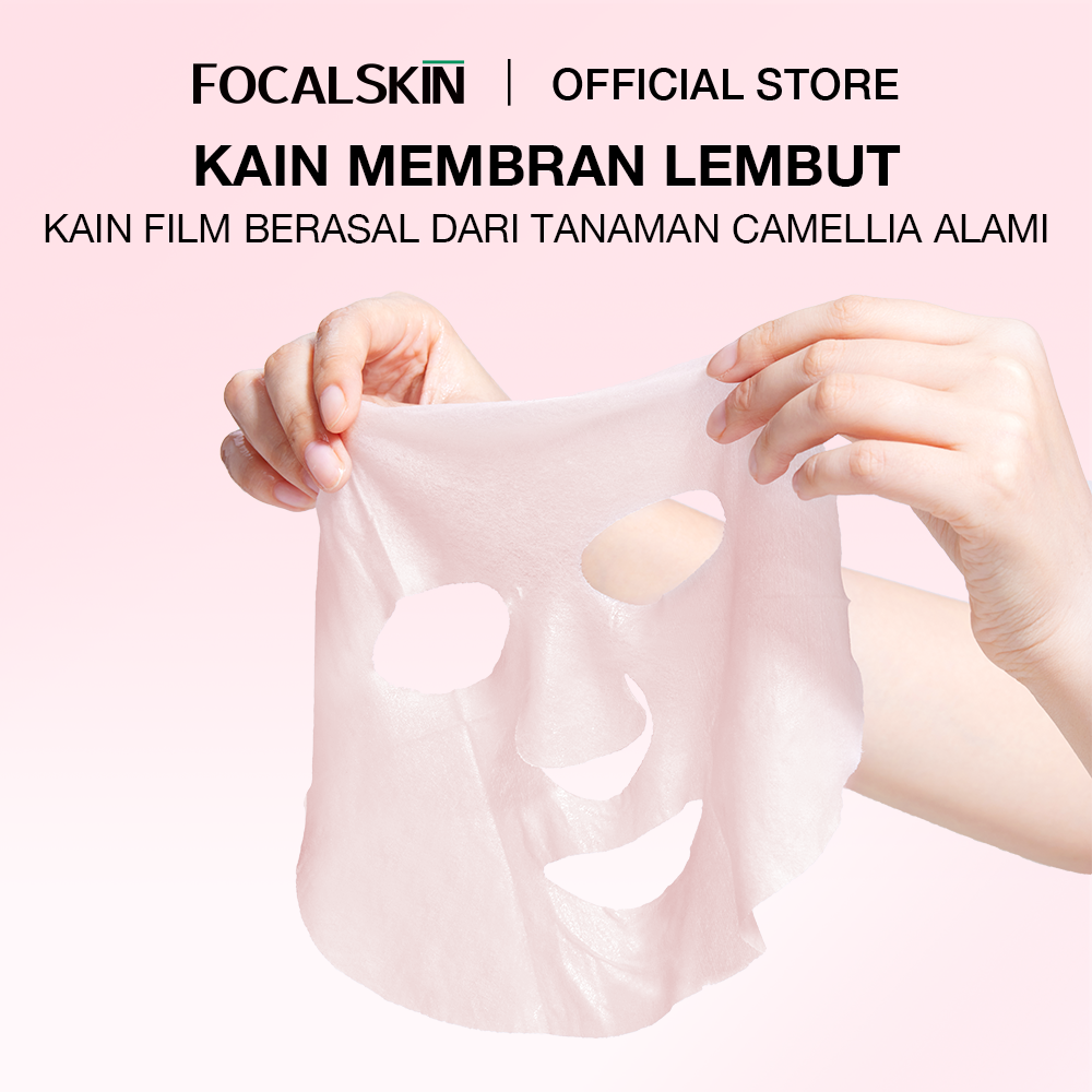 Jual FOCALSKIN Gentle Natural Brightening Sheet Mask 10pcs Licorice ...
