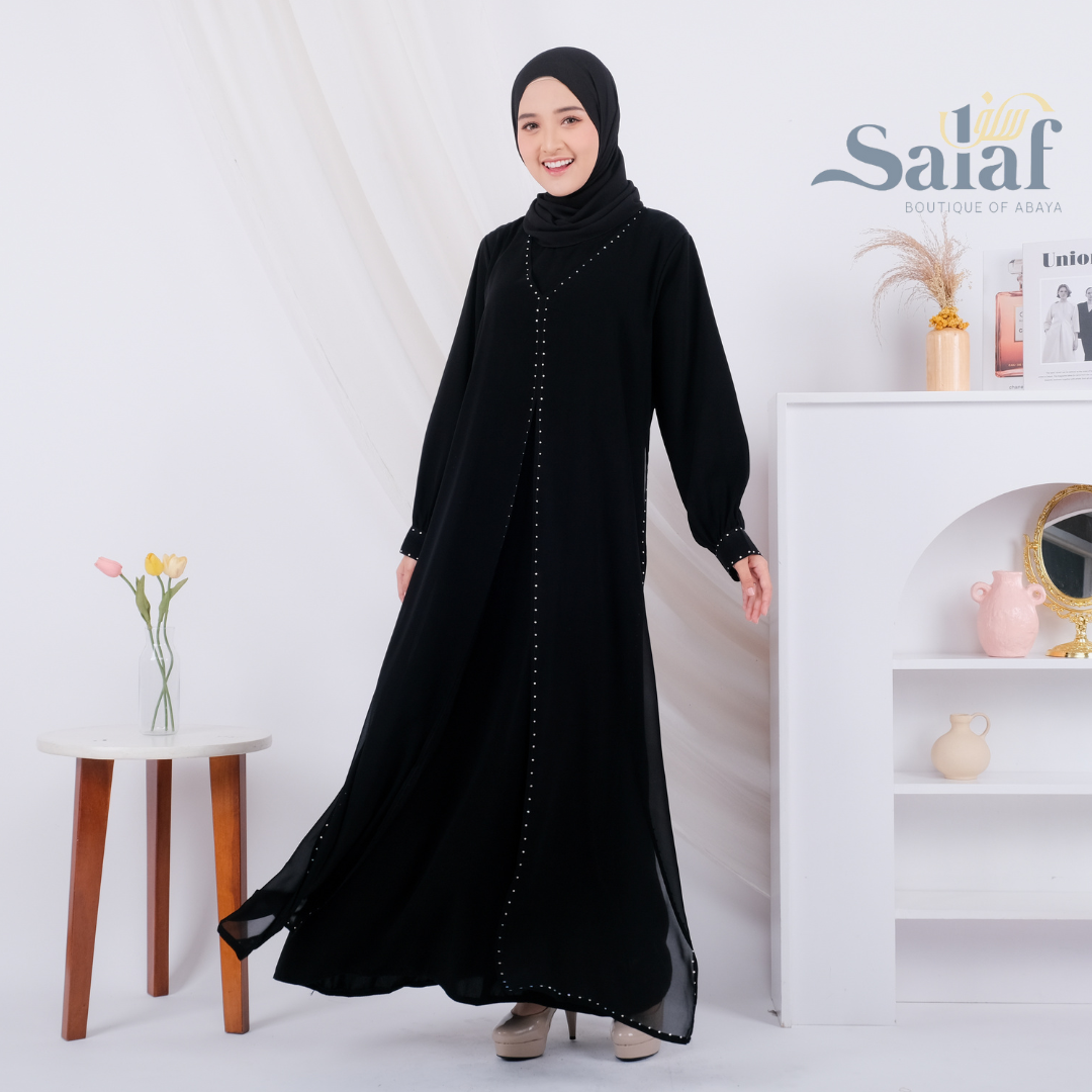 Jual Gamis Hitam Turki | Maxi Dress Muslimah Terbaru | Abaya Turkey ...