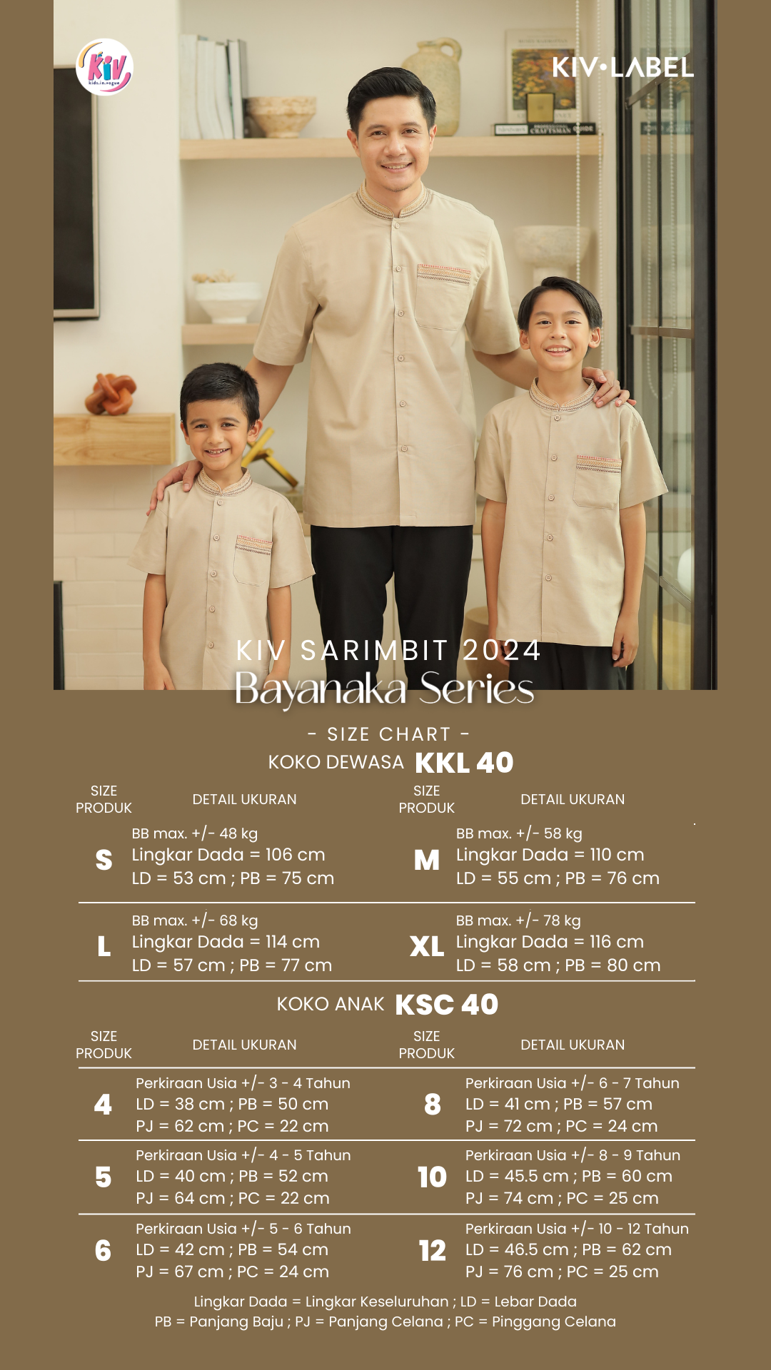 Jual KIV Sarimbit Cream Bayanaka Series GMPKL 1123 KKL 40 GO 1523 KSC 40 Atta Aurel | Shopee ...