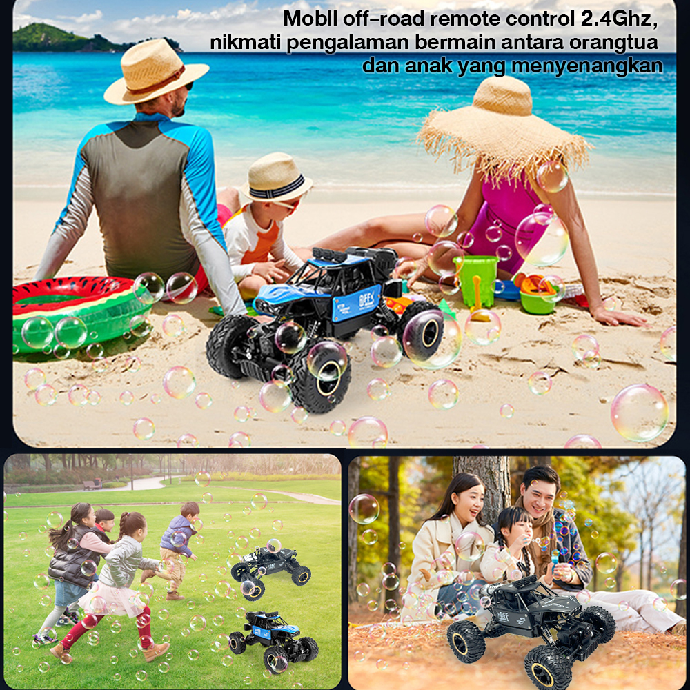 Jual WETECH Mobil Remote Control Spray 2.4GHZ 2WD Besar Mobil Mobilan Offroad Alloy Climbing Car ...
