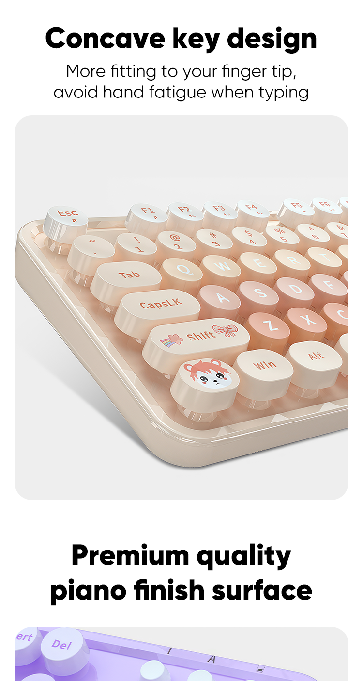 Jual MOFii Wired Keyboard Untuk Windows Mac Sweet Bear | Shopee Indonesia