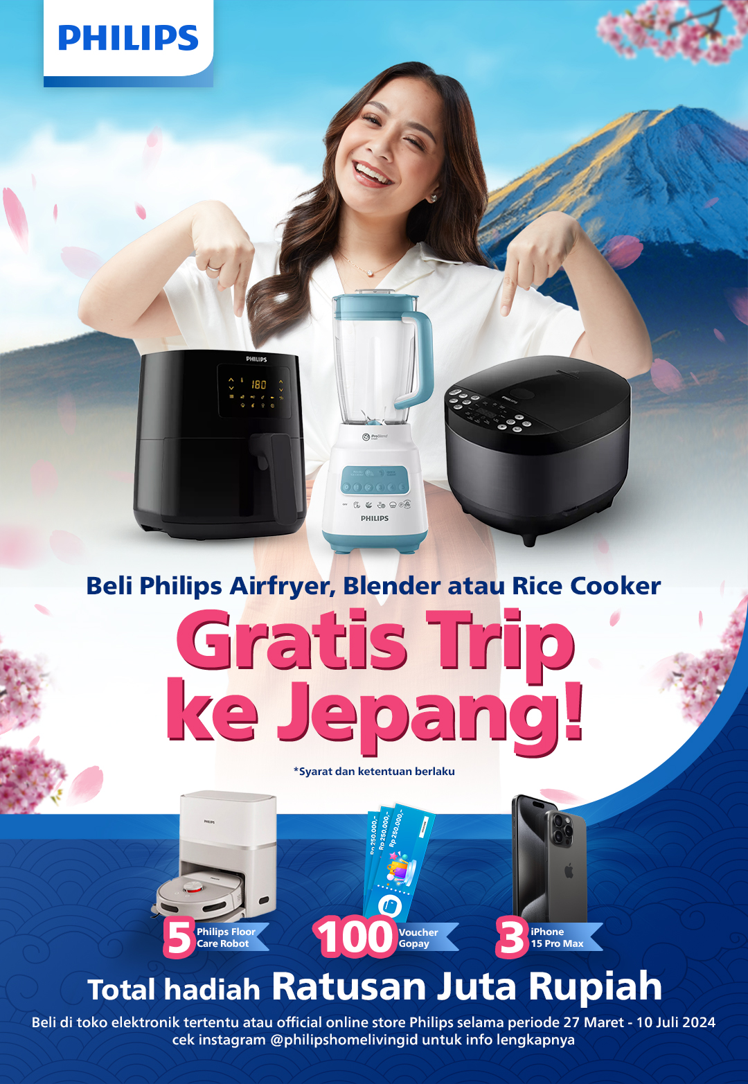Jual Philips Airfryer Termurah Low watt - 800 watt - HD9100/20 Analog - Multifungsi - air fryer ...