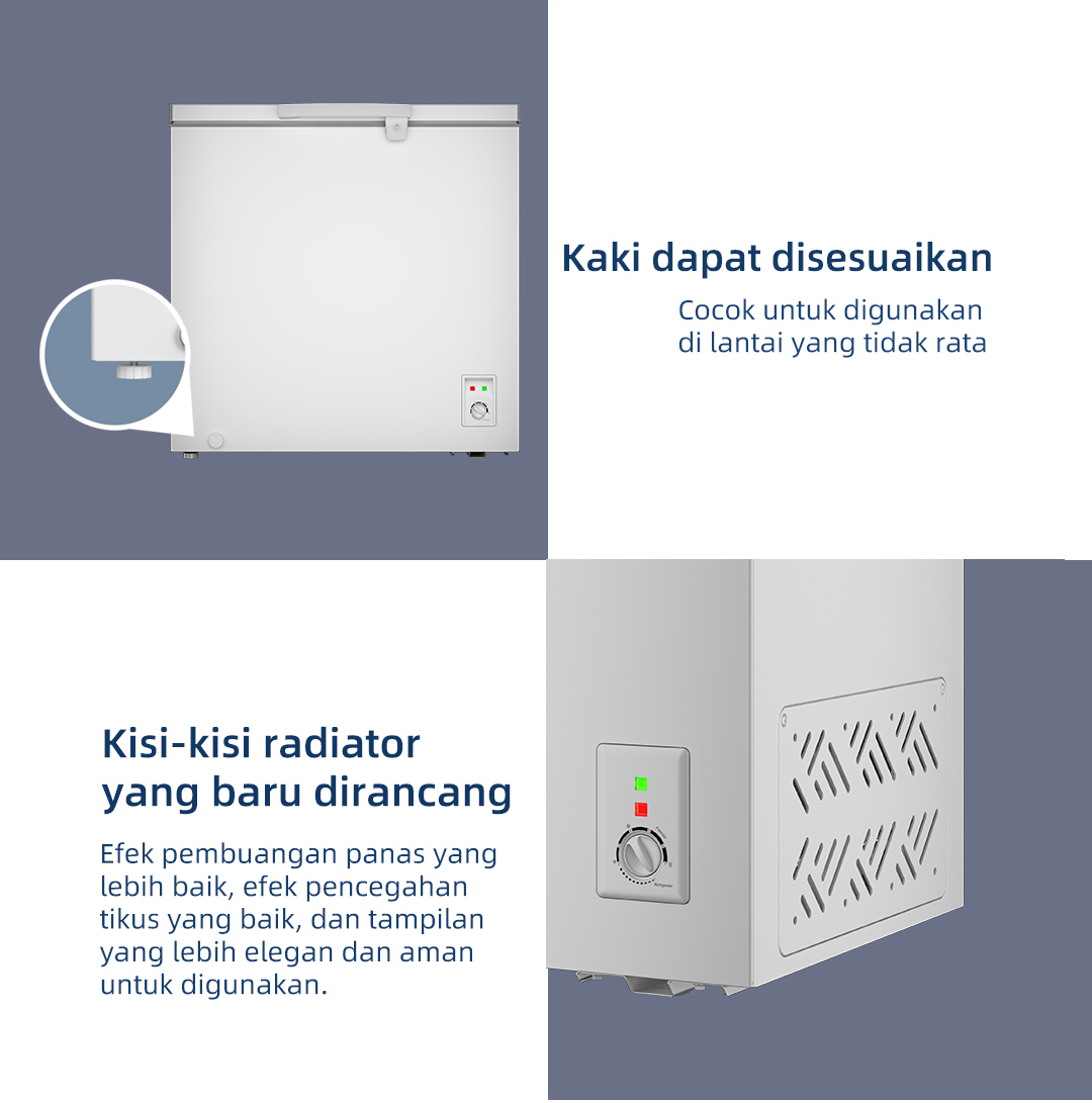 Jual Changhong Chest Freezer FCF266DW Kapasitas 210 Liter (fast ...