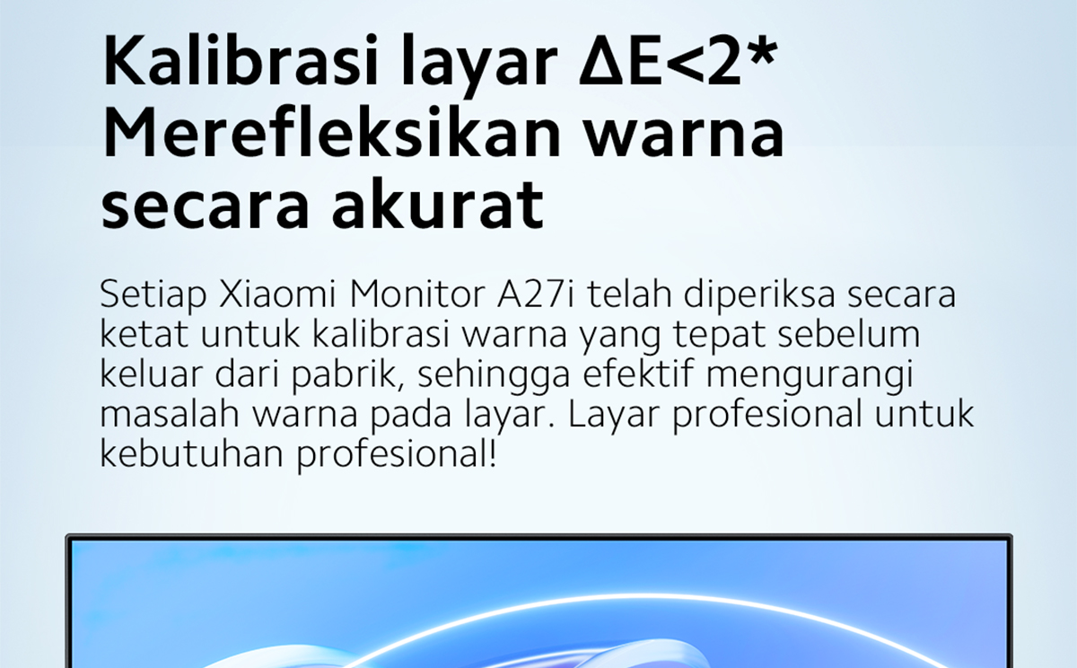 Jual Xiaomi Monitor A27i | Panel IPS 100Hz FHD Monitor 27 Inch | Resmi ...